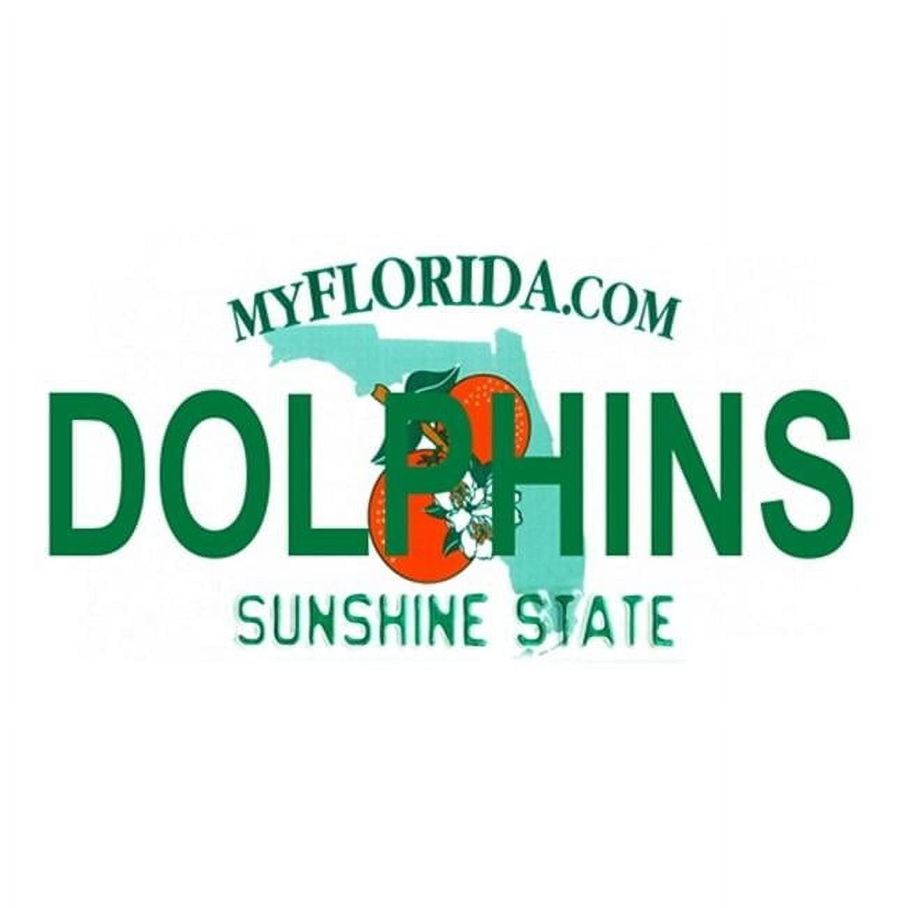 Florida State Background License Plates- Dolphins 6 x 12 standard size ...