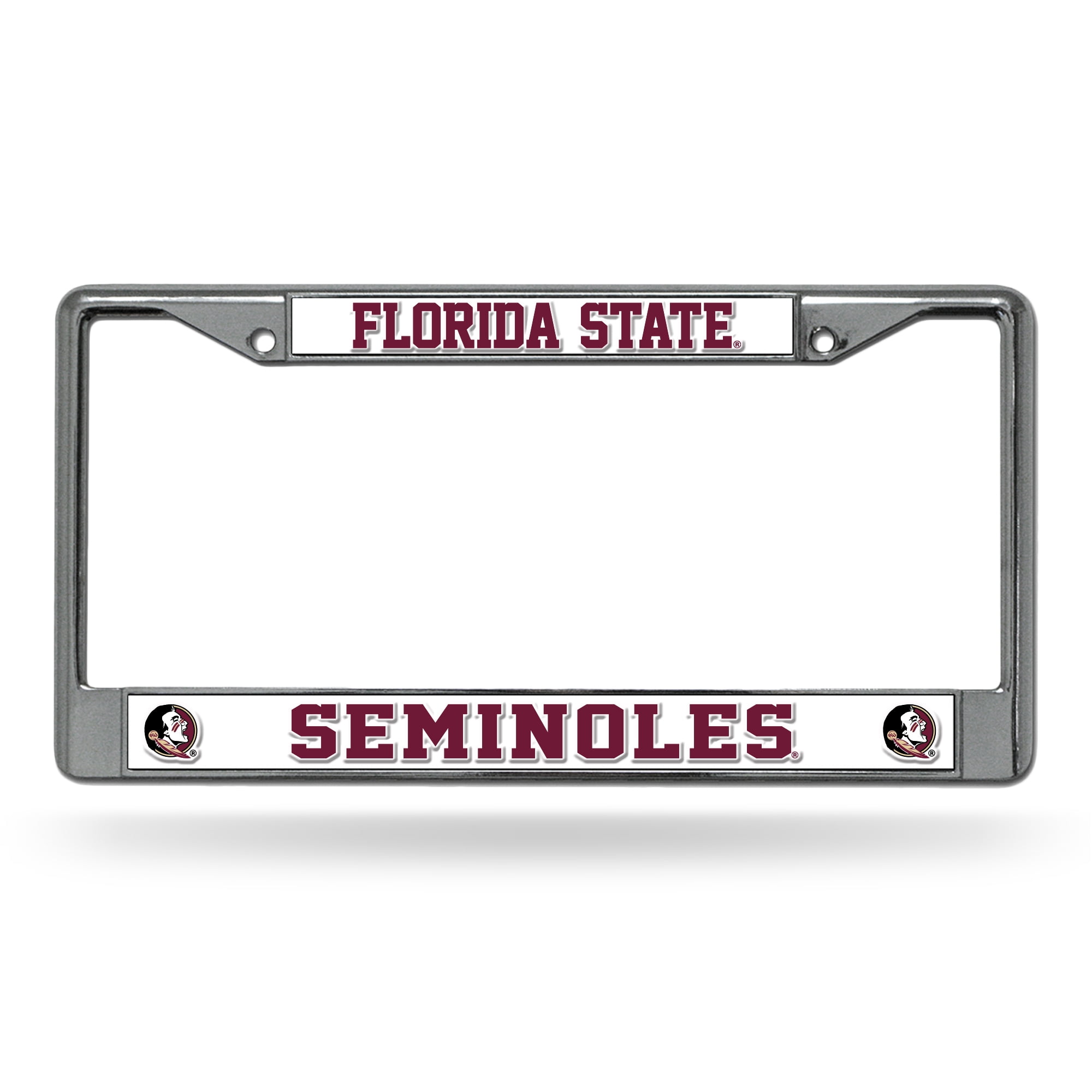 Florida State FSU Chrome Metal License Plate Frame - Walmart.com