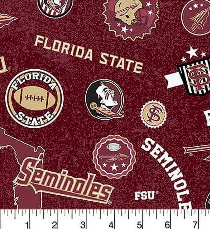 Florida State Fsu-1208 Home State 100% Quilting Cotton, By The Yard ...