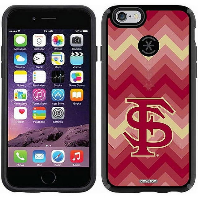 Florida State Lined Chevron Design on Apple iPhone 6 CandyShell Case by ...