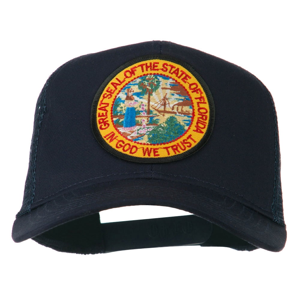Florida State Patched Mesh Cap - Navy OSFM - Walmart.com