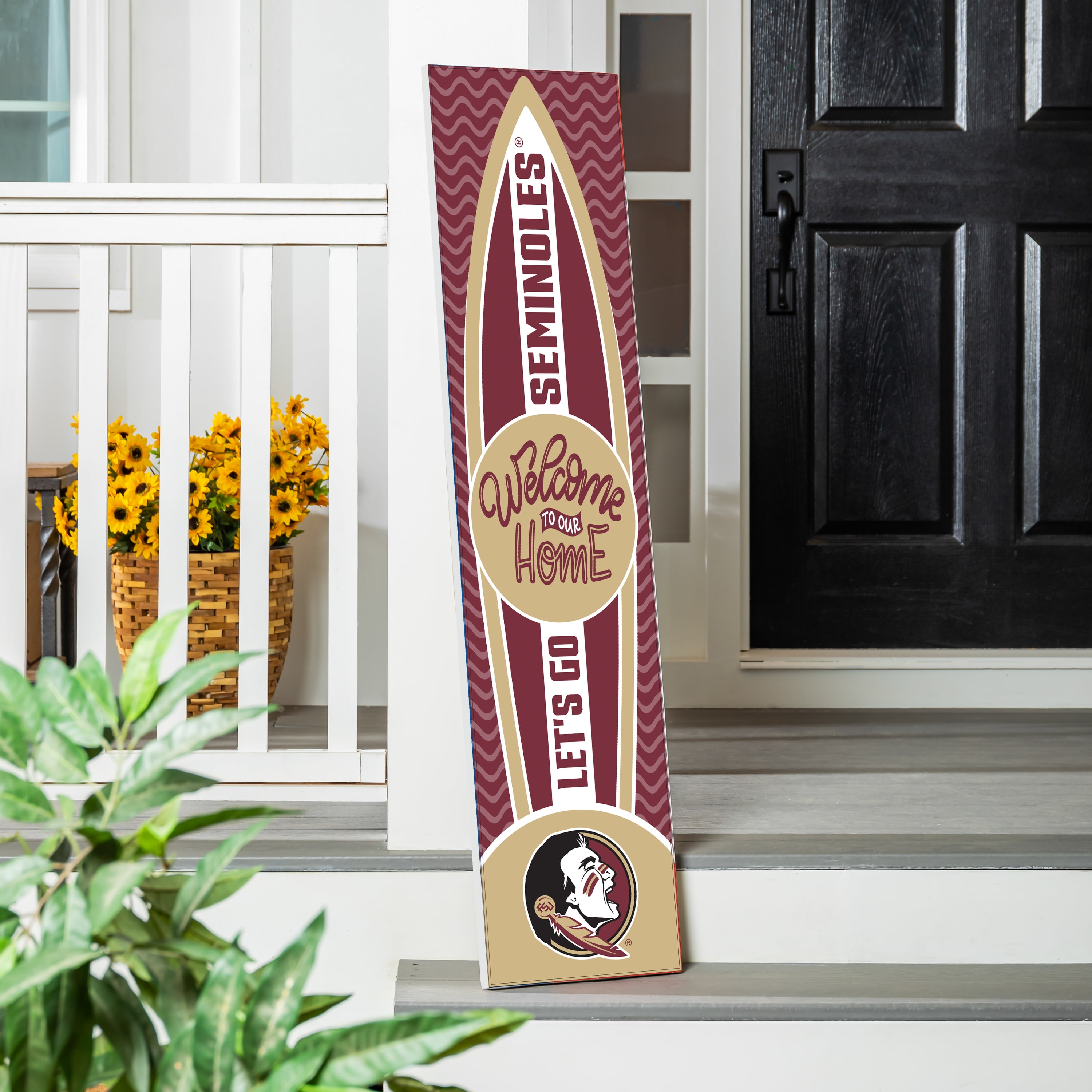 Florida State Seminoles 47" Surfboard Summer Porch Leaner Welcome Wall ...