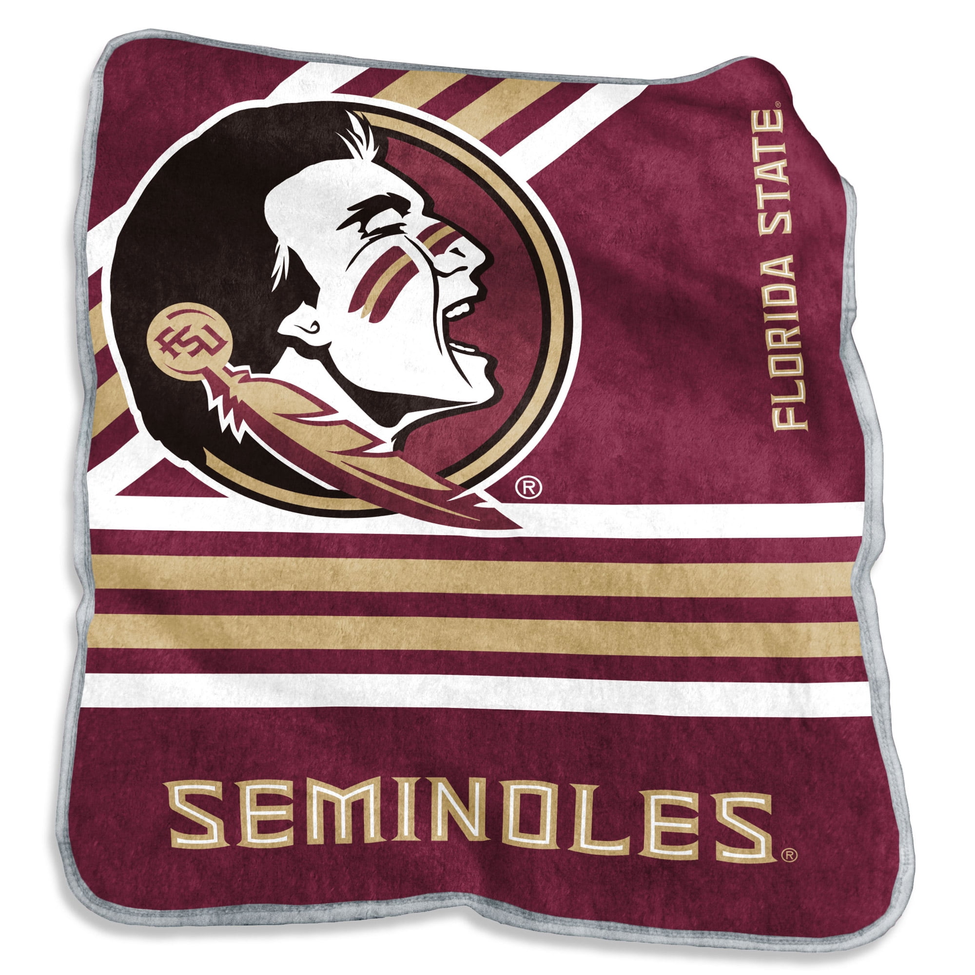 Florida State Seminoles 50'' x 60'' Team Plush Raschel Throw Blanket ...