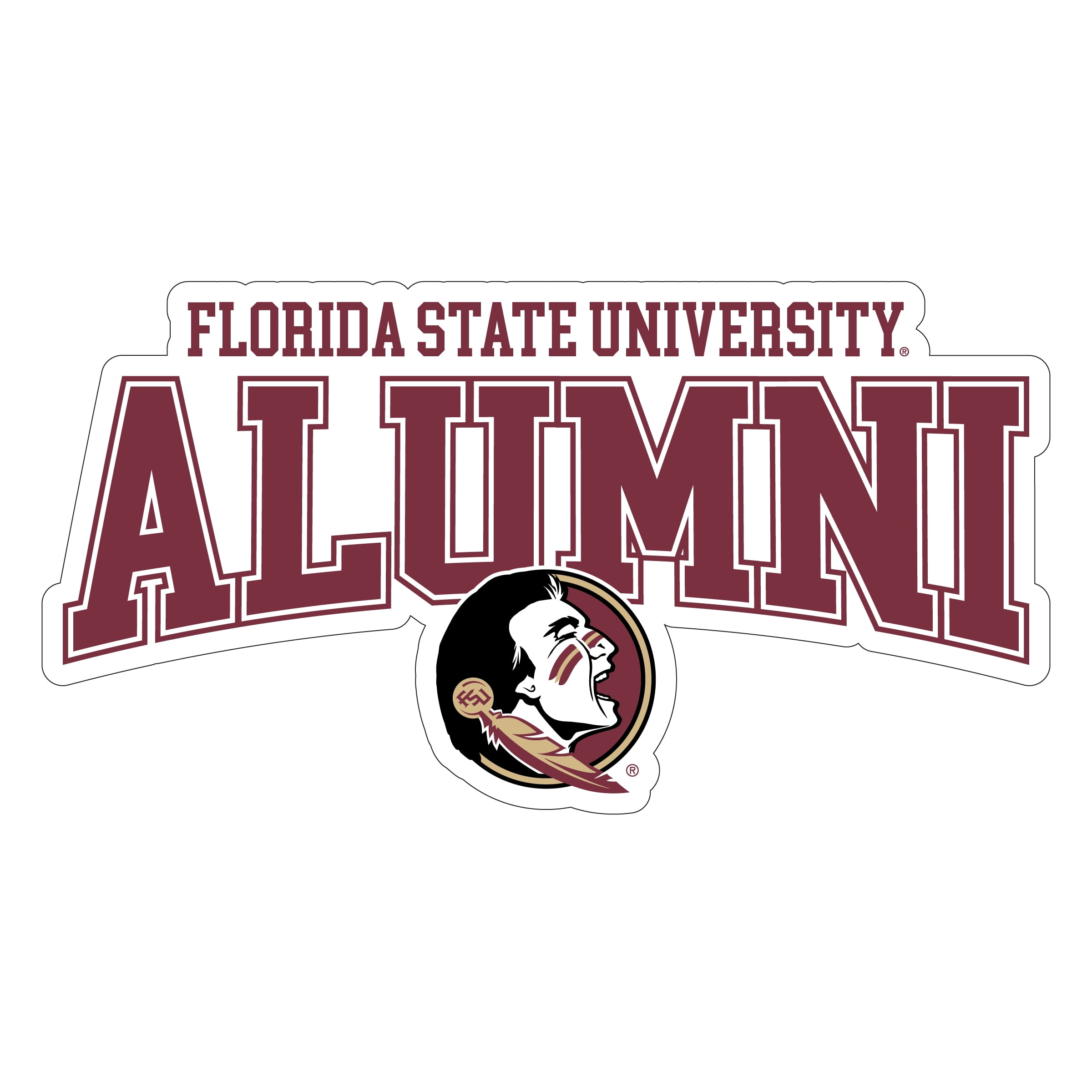 Florida State Seminoles Laser Cut Alumni Vinyl Sticker - Officially ...