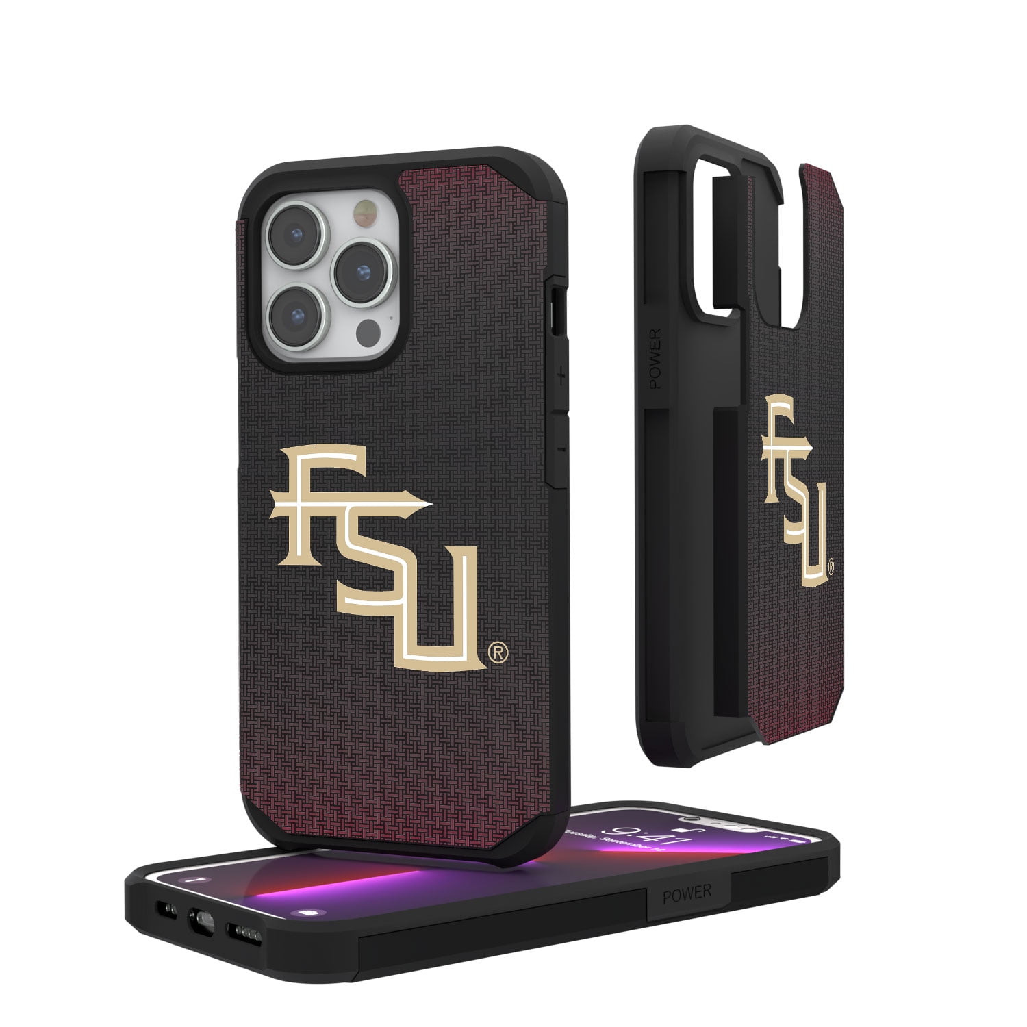 Florida State Seminoles Linen Logo iPhone Rugged Case - Walmart.com
