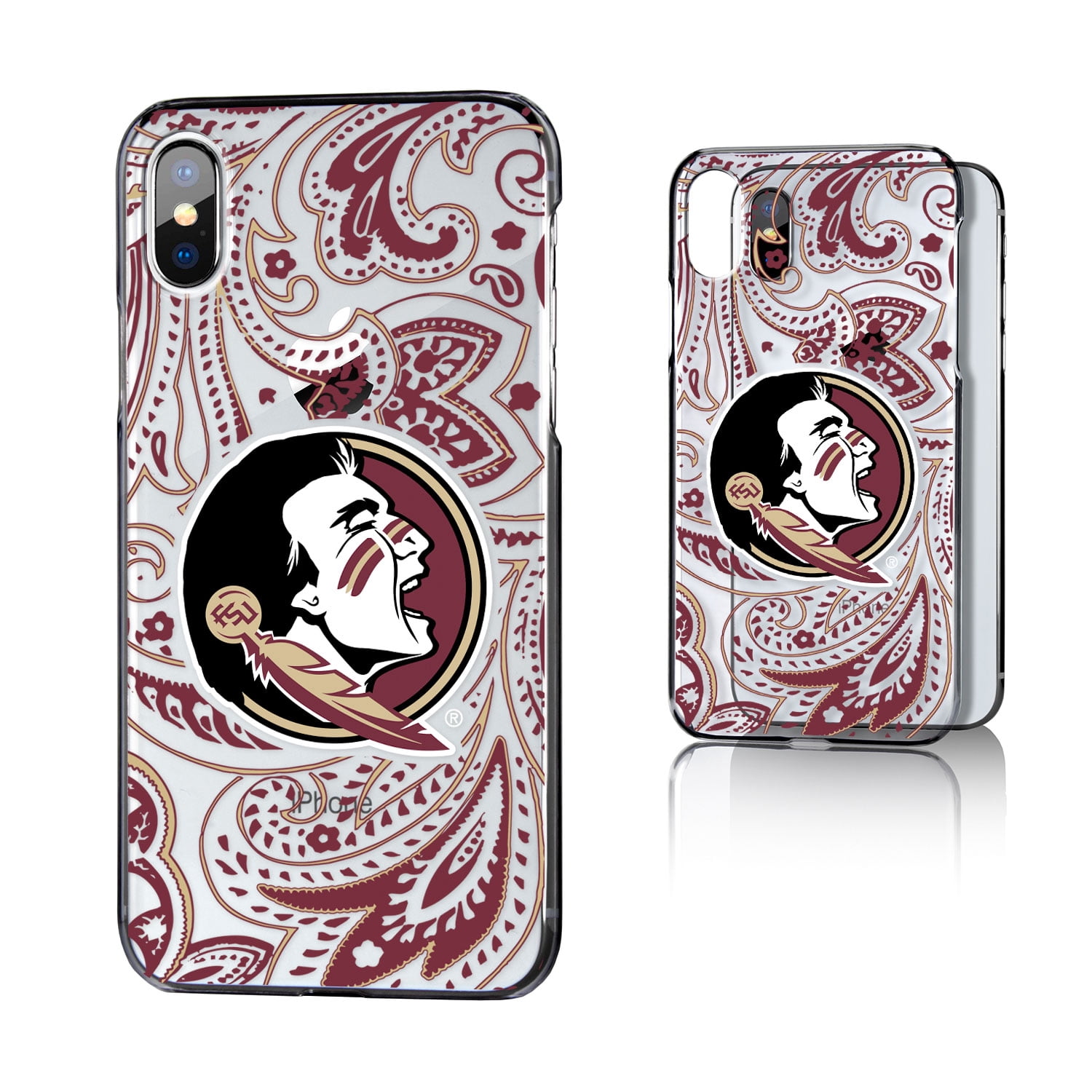 Florida State Seminoles Paisley iPhone Clear Case - Walmart.com