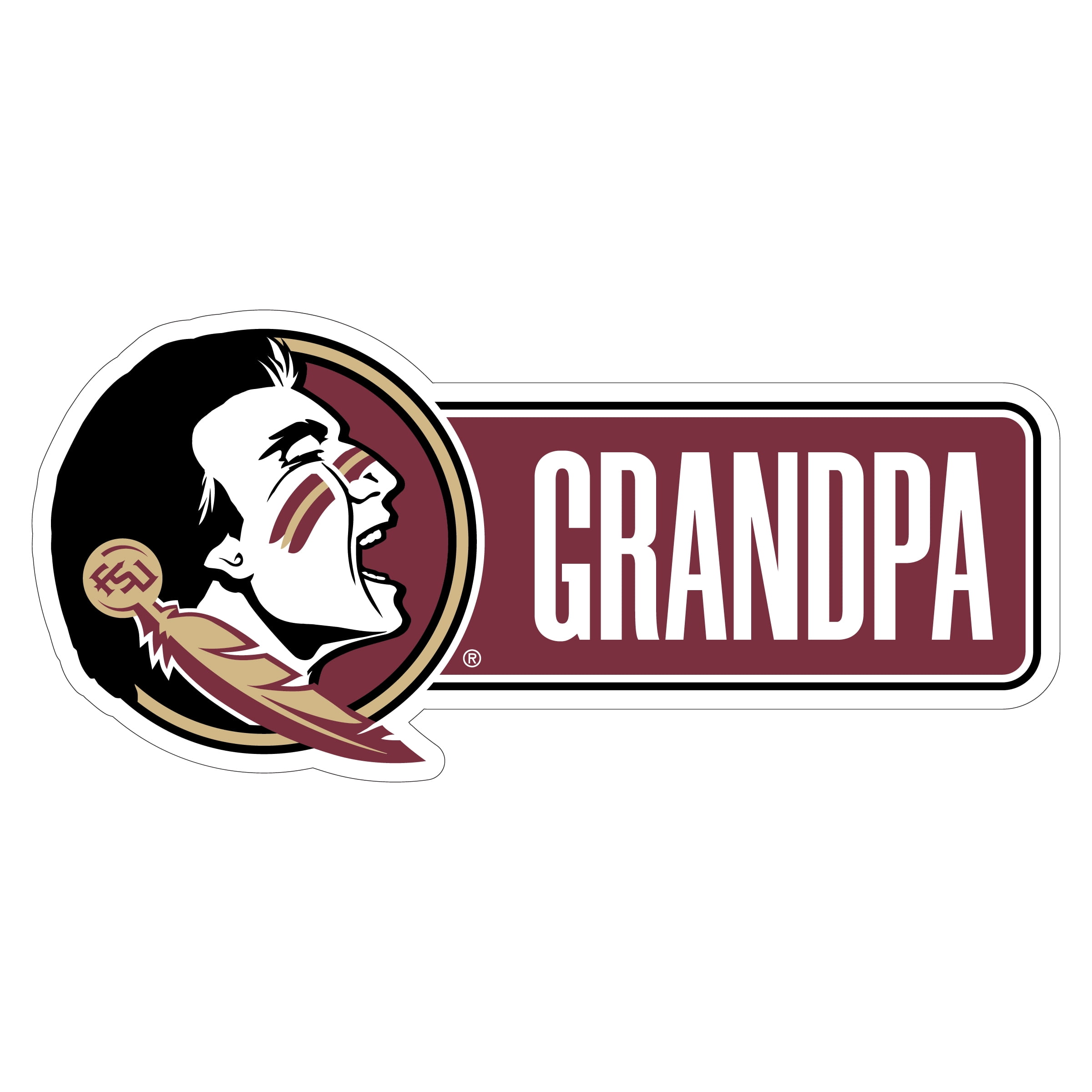 Florida State Seminoles Proud Grandma Die Cut Decal Officially Licensed ...