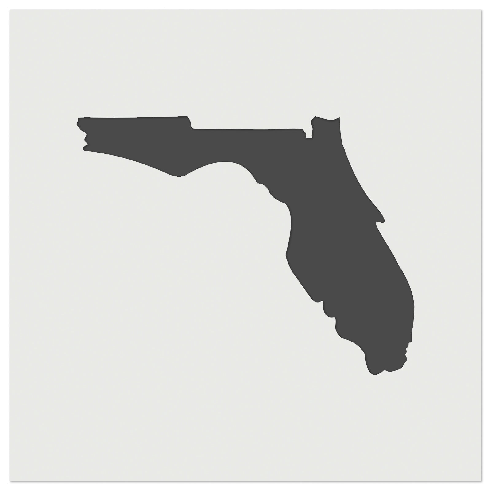 Florida State Silhouette DIY Cookie Wall Craft Stencil - 3.5 Inch ...