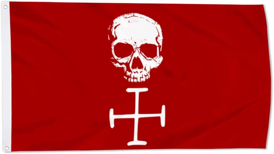 Florida Straits 1822 Pirate Flag Flag 4.85x8 ft UV Fade Resistant ,and ...