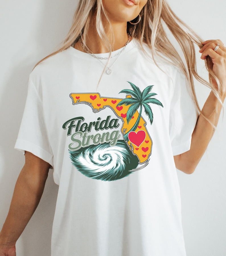 Florida Strong Unisex T-Shirt, Hurricane Milton Helene Survivor Tee ...