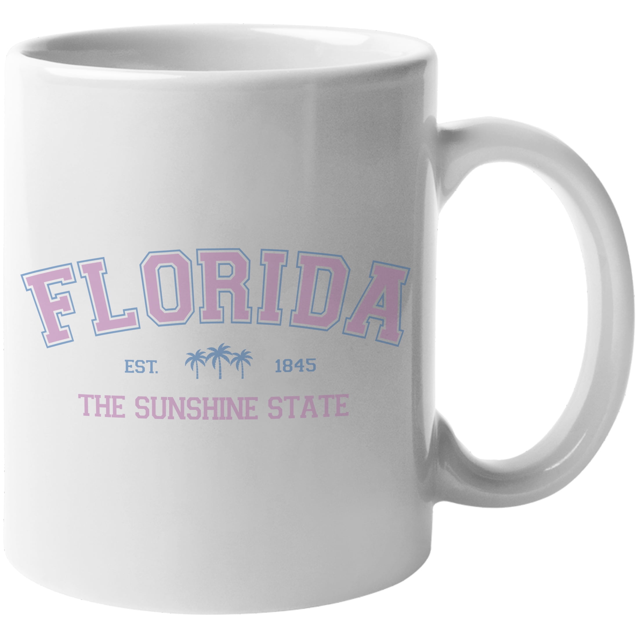 Florida, The Sunshine State, Est. 1845 with Palm Trees Art Merch Gift ...