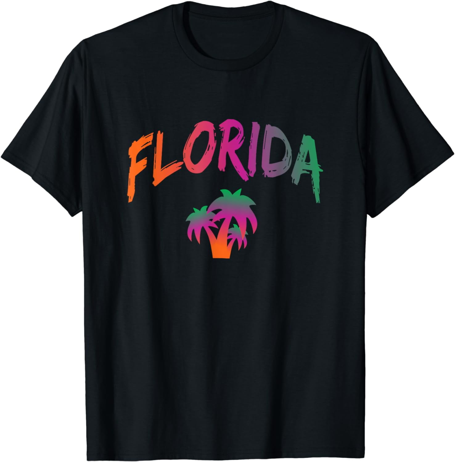 Florida - The Sunshine State - Tie Dye Text Print - Classic T-Shirt ...