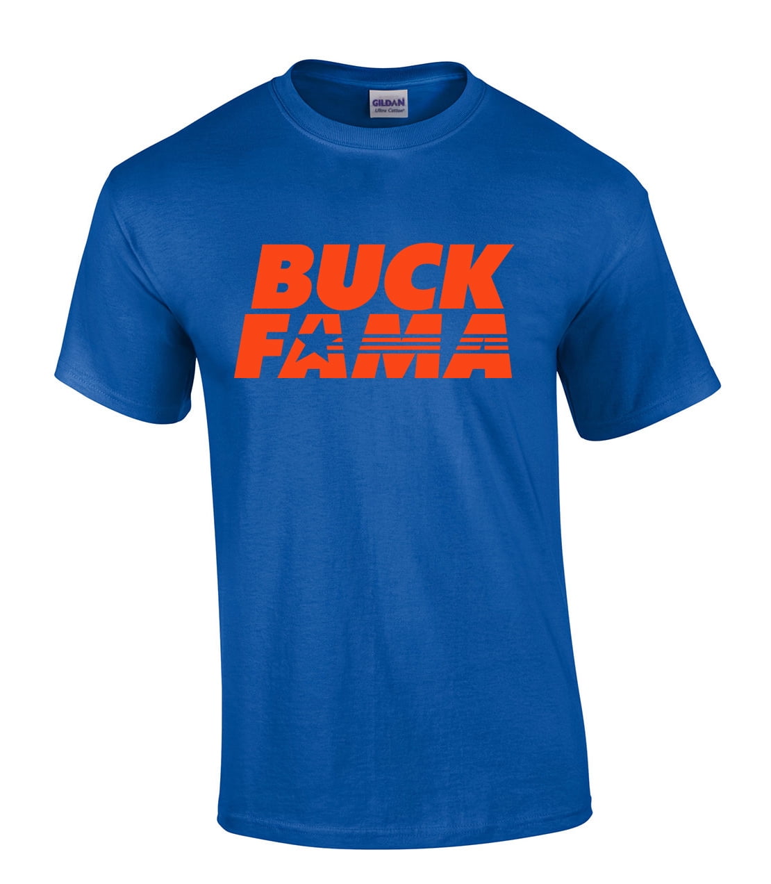 Florida Tshirt Football Team Color Blue and Orange Florida Buck Fama ...