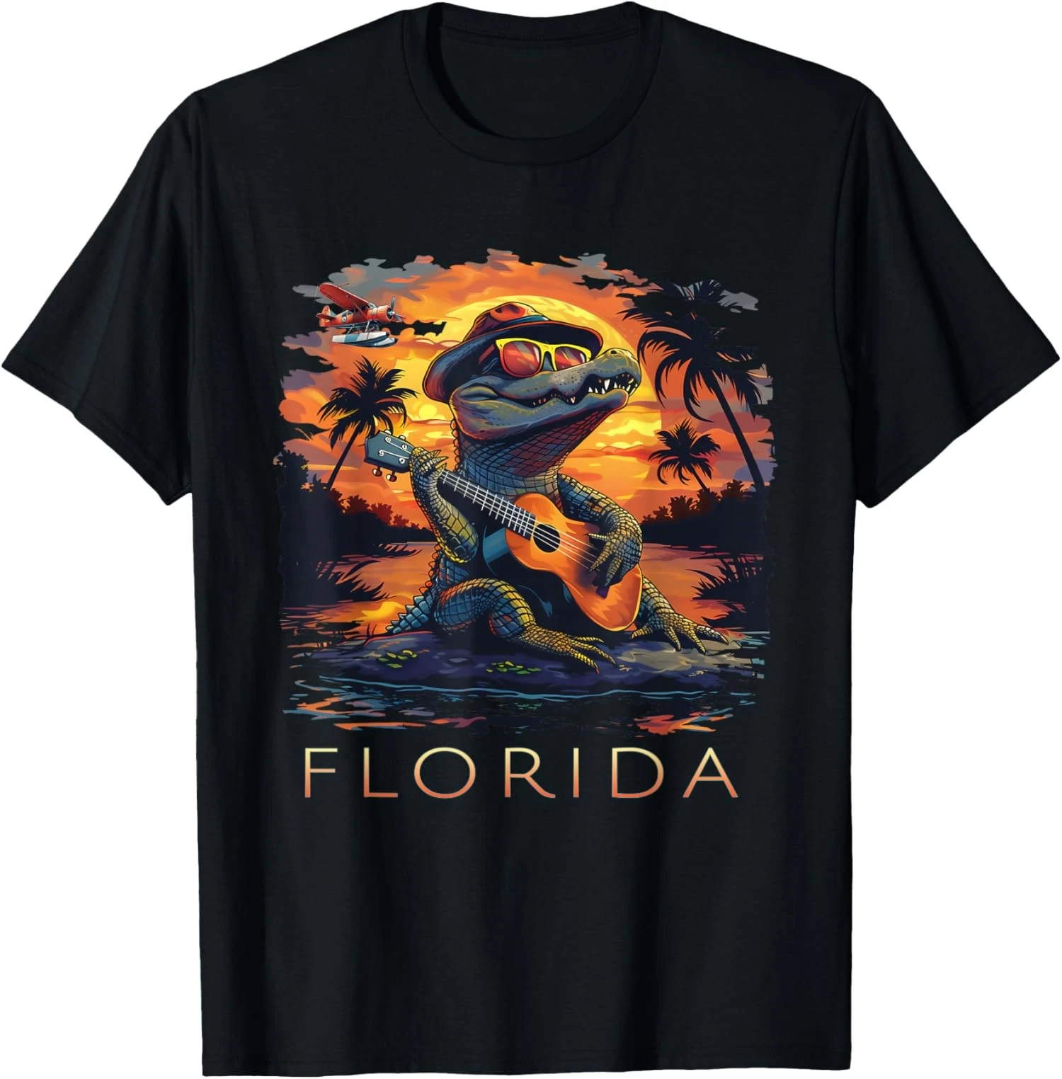 Florida Vacation With A Cute Alligator Sunshine State Design New H27026 ...