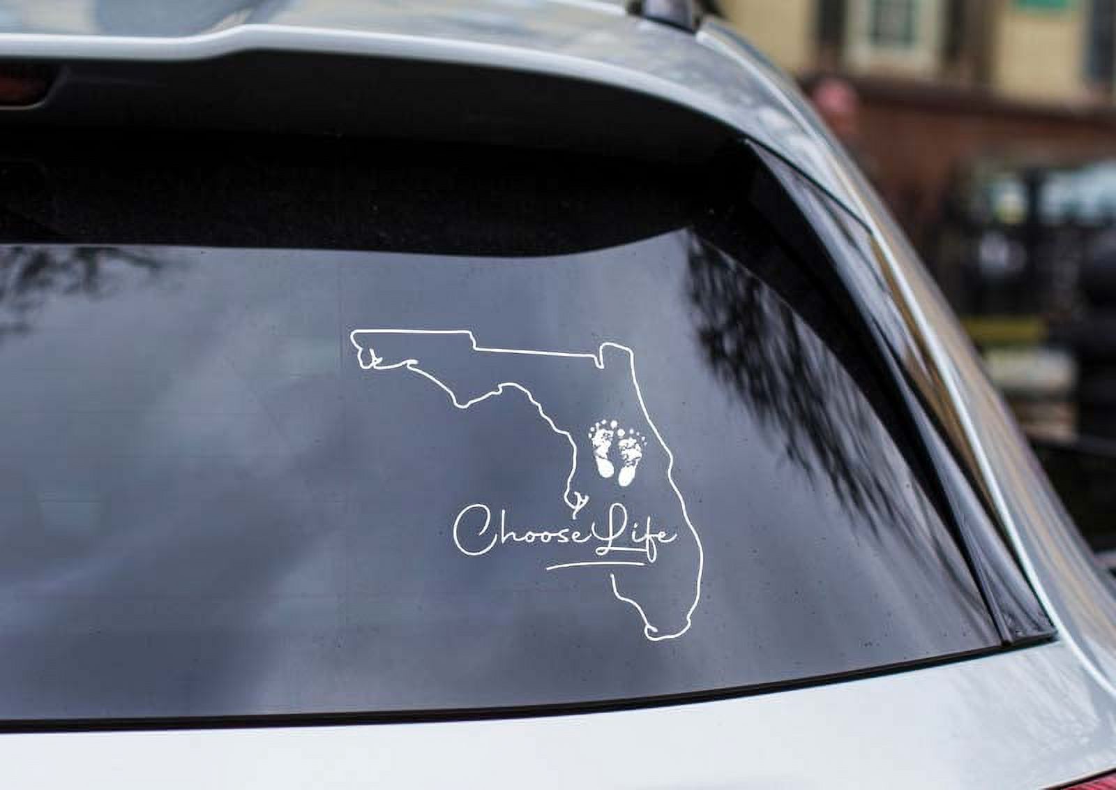 Florida Vinyl Cut-Out Pro-Life Vinyl Cut-Out Sticker - Walmart.com
