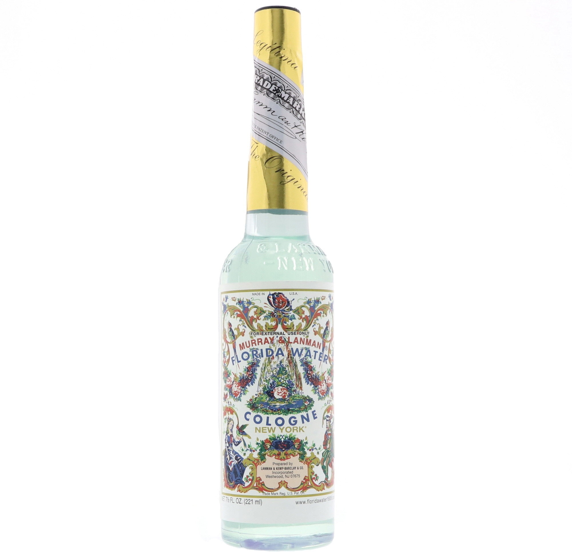 7.5 oz Lanman Kemp and Barclay Florida Water Plastic Bottle ...