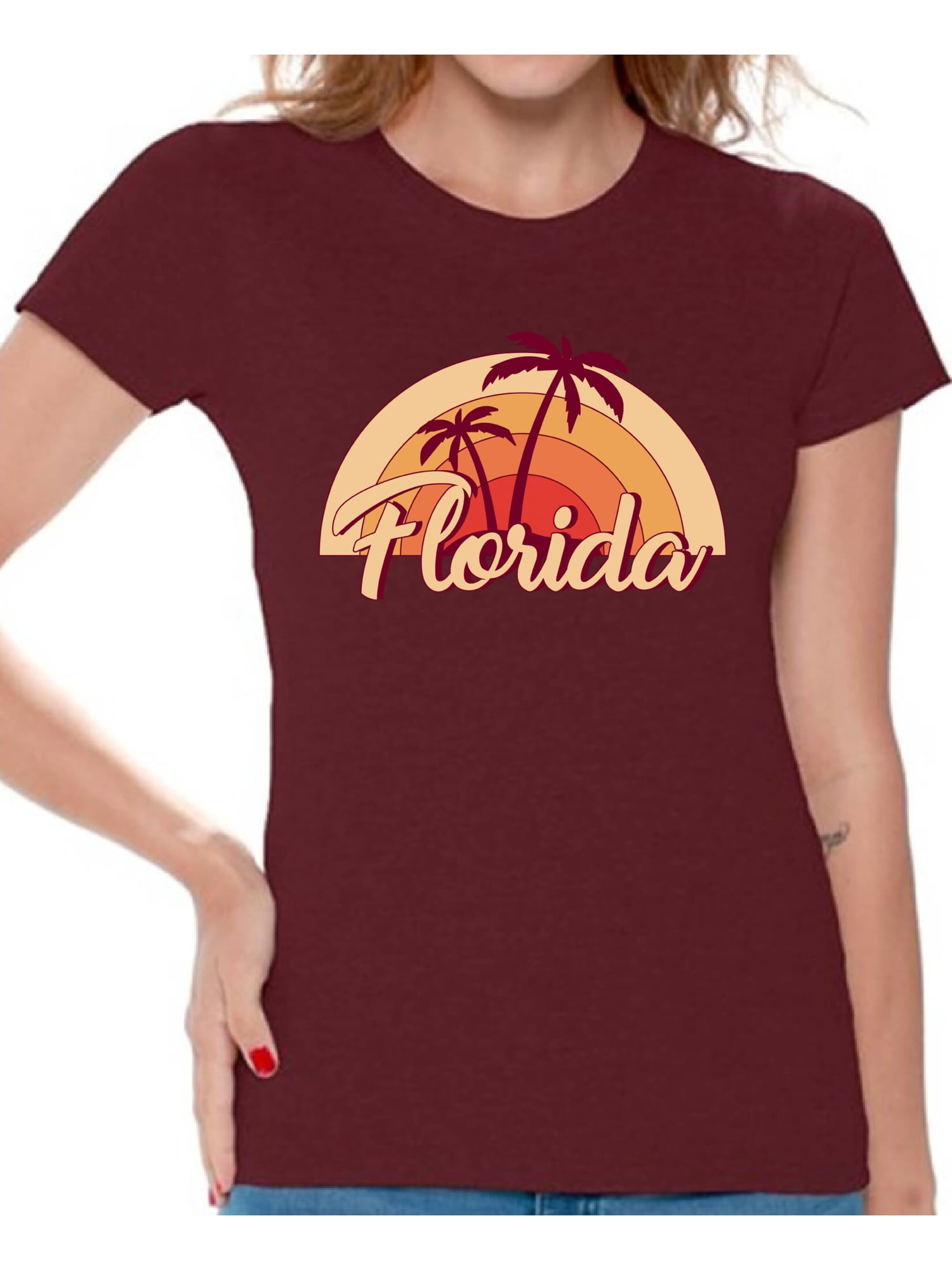 Florida Woman Shirt - Short Sleeve - Graphic Novelty Souvenir - FL ...