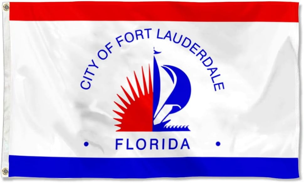 Florida banner City of Fort Lauderdale Flag 3x5ft - Walmart.com