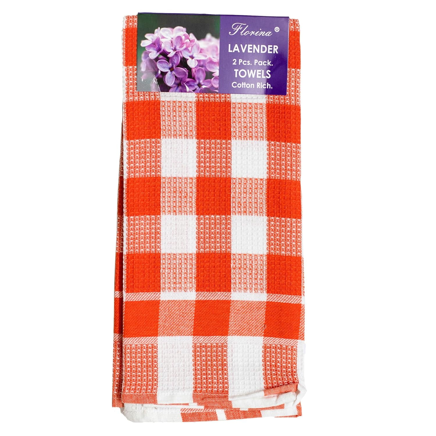 Florina Kitchen Towel Cotton Rich Hand Towel Set Quick Absorbent Cleaning Napkin Multi purpose ...