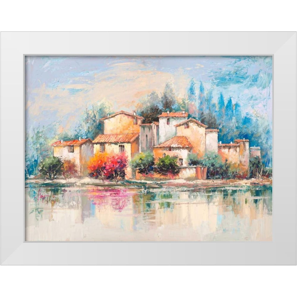 Florio, Luigi 14x12 White Modern Wood Framed Museum Art Print Titled ...