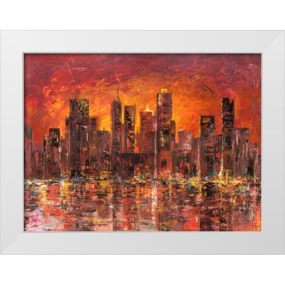 Florio, Luigi 14x12 White Modern Wood Framed Museum Art Print Titled ...