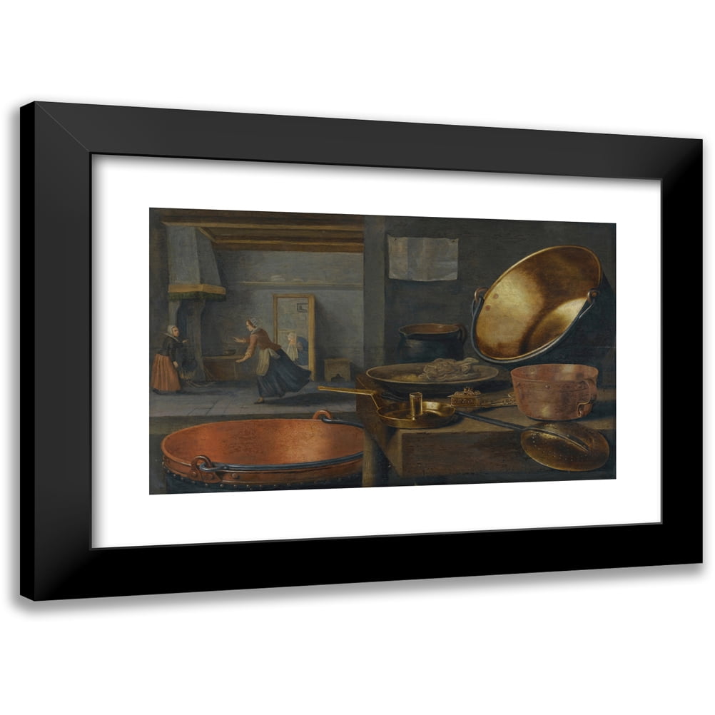 Floris Van Schooten 14x11 Black Modern Framed Museum Art Print Titled ...
