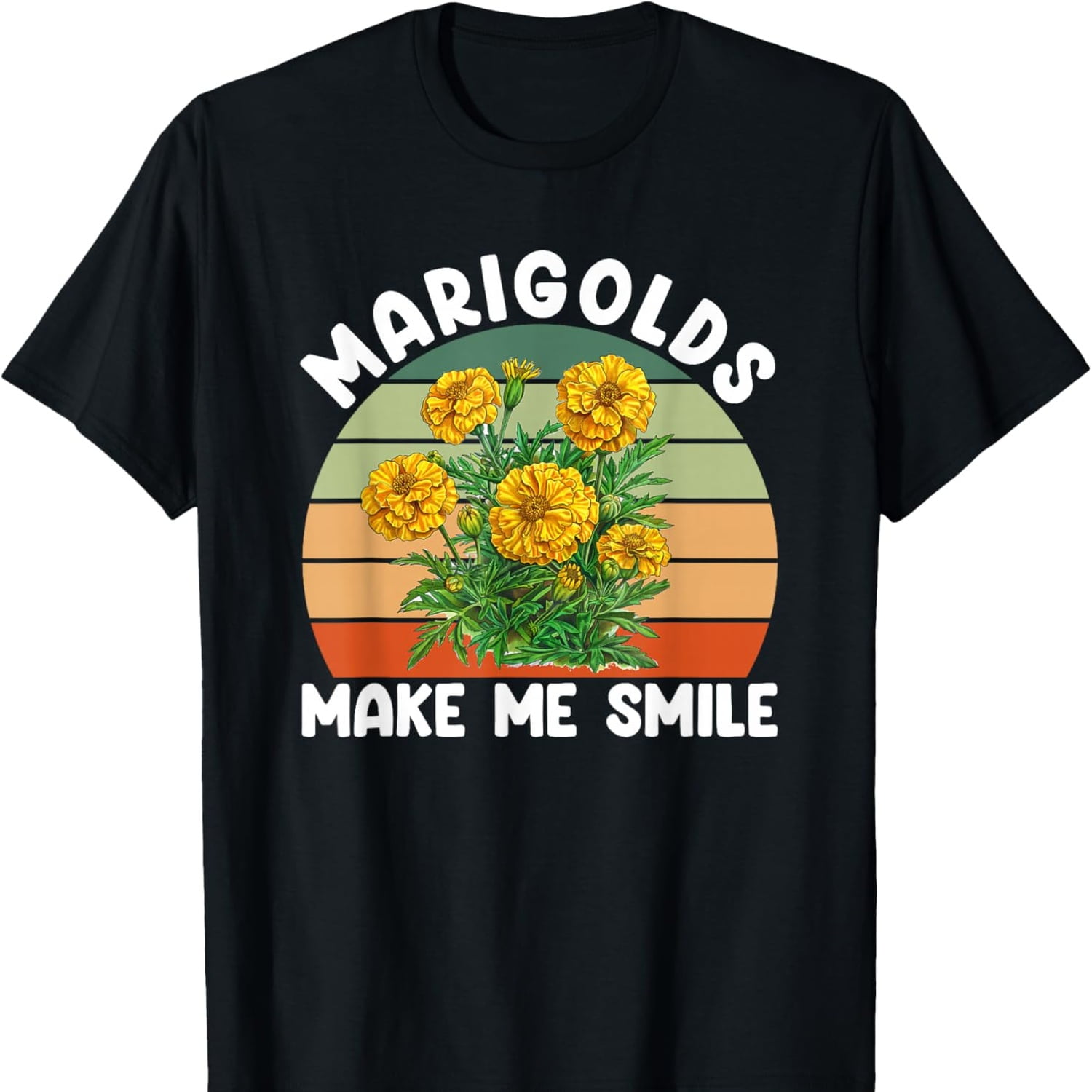 Florist B1OtaniC1Al Make Me S1Mile Marigold T-S1Hirt - Walmart.com