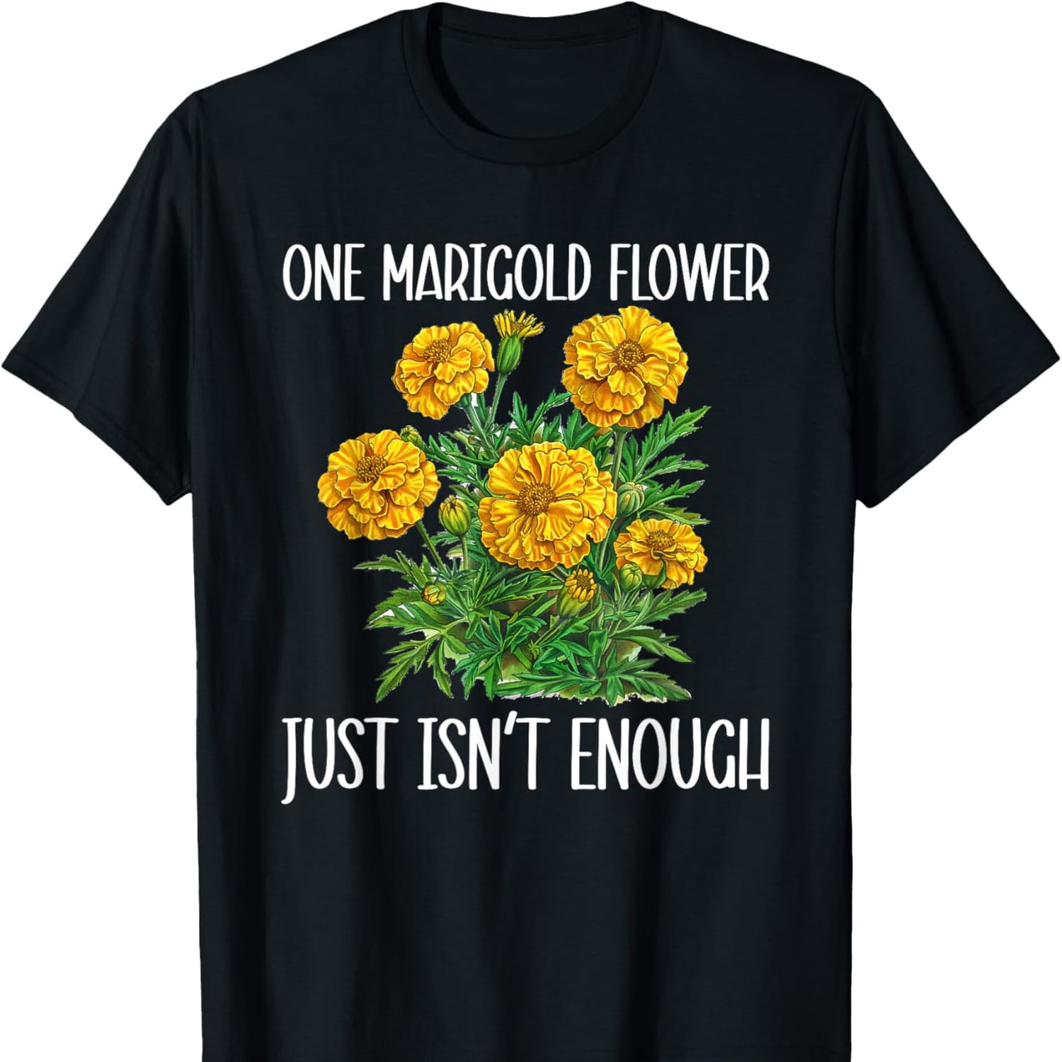 Florist Floral One Flower Marigold T-S1Hirt - Walmart.com