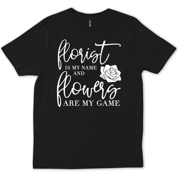 Florist Gifts Flower Arranging Gift Gardener Botanical Botanist T-Shirt ...