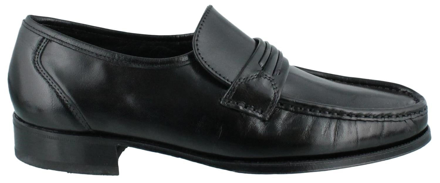 Florsheim Como Moc Toe Strap Loafer Black 17089-01 10 C - Walmart.com