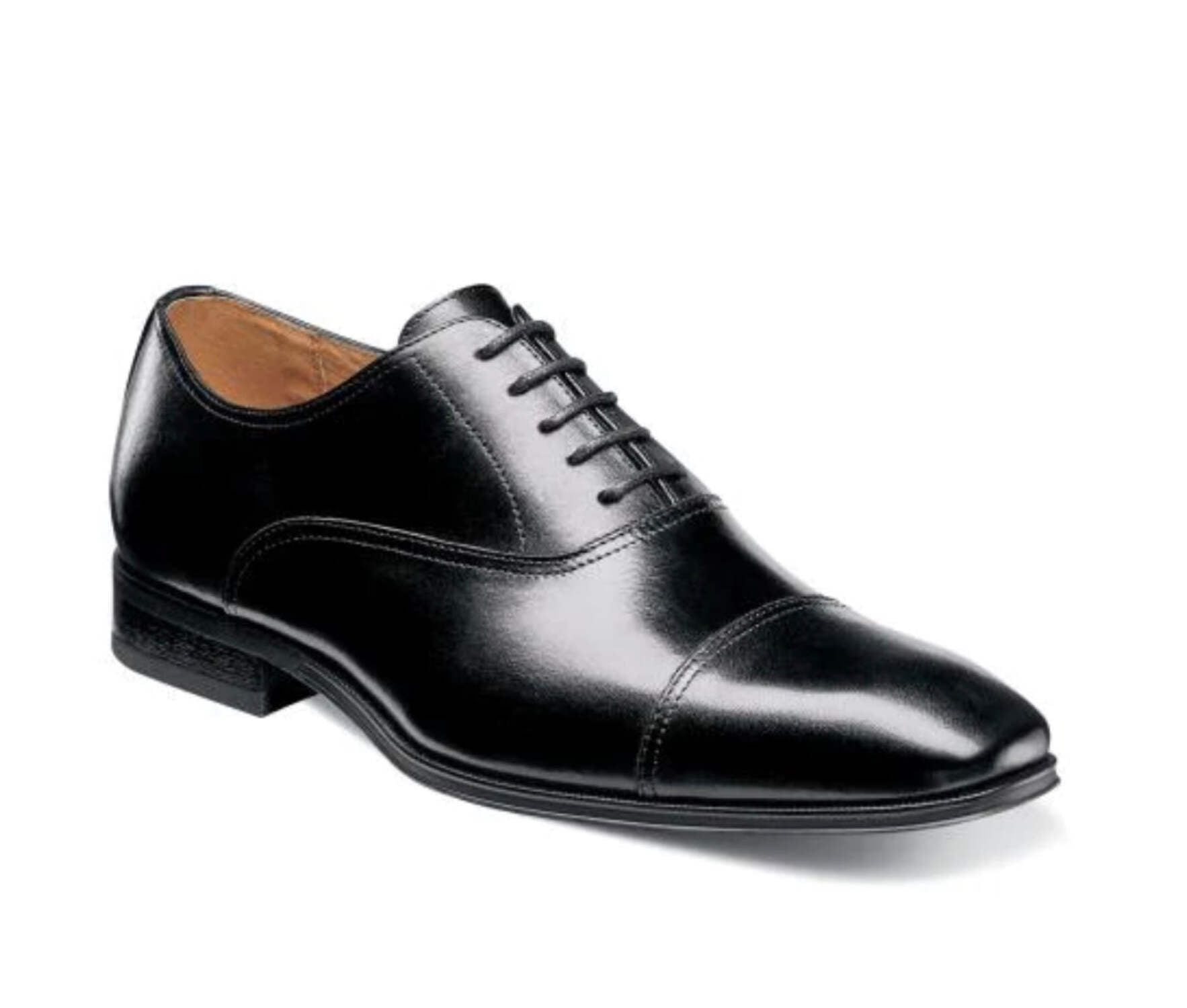 Florsheim Corbetta Cap Toe Oxford Black Smooth - Walmart.com