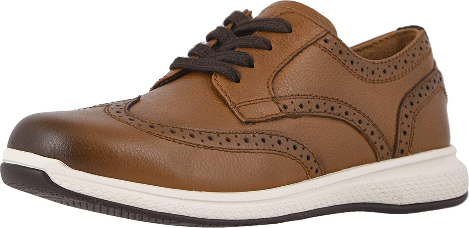 Florsheim Kids Boys Great Lakes Wing Tip Ox Jr. Toddler/Little Kid/Big ...