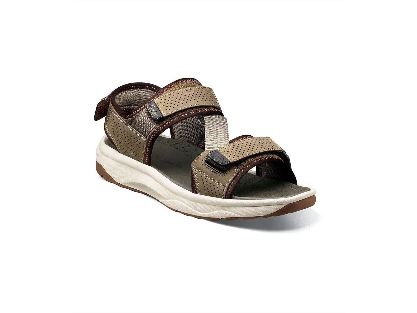 Florsheim Tread Lite River Sandal Taupe Leather 14362-260 - Walmart.com