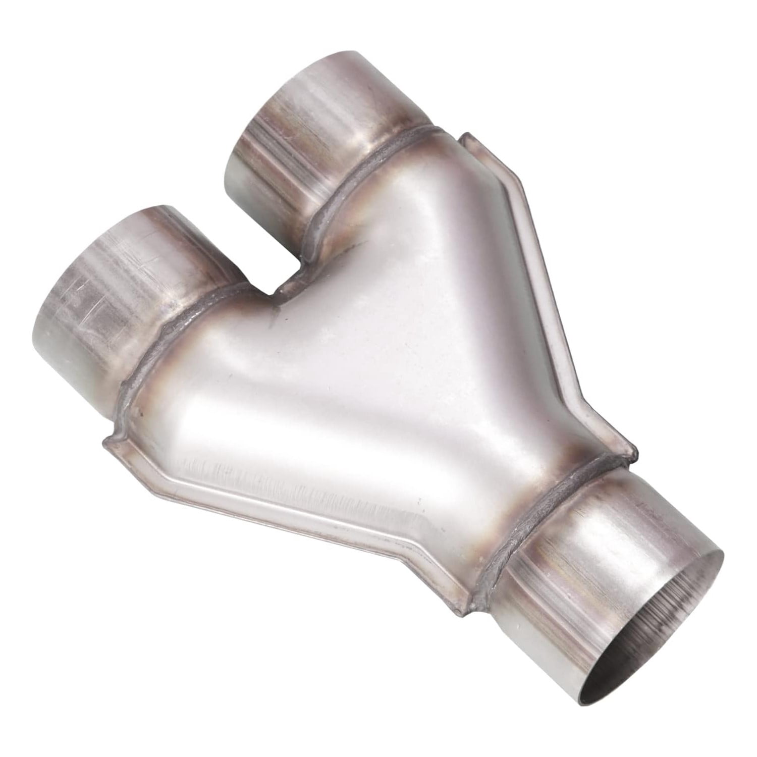 Floshine Universal 409 Stainless Steel Exhaust Y Pipe, 3" Single to 2.5 ...