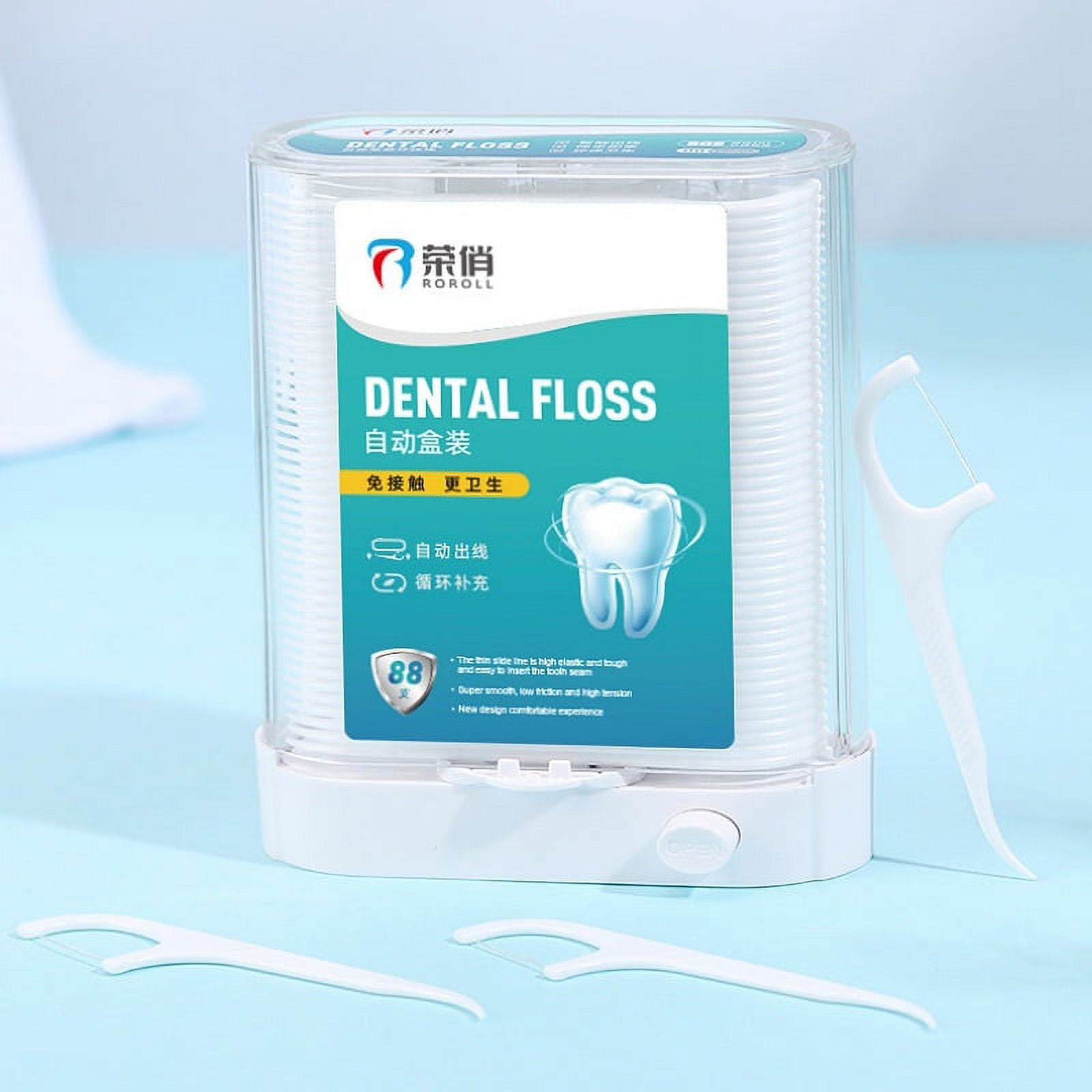 Floss Picks Travel Dental Picks for Teeth Cleaning,80 Picks - Walmart.com