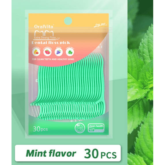 Floss Stick Fruit Flavor Bag 30 English Simple Packaging Disposable ...