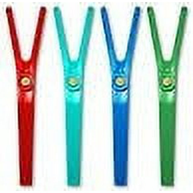 Flossaid FHR Original Dental Floss Holder, Angled Head, Long Handle, 4 ...