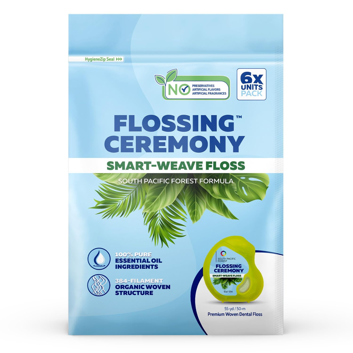 Flossing Ceremony | Expanding DHF10 Woven Dental Floss | Smart-Weave ...