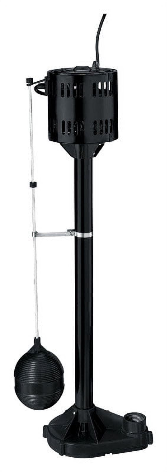 Flotec 1/3 hp 3000 gph Thermoplastic Submersible Pedestal Sump Pump ...