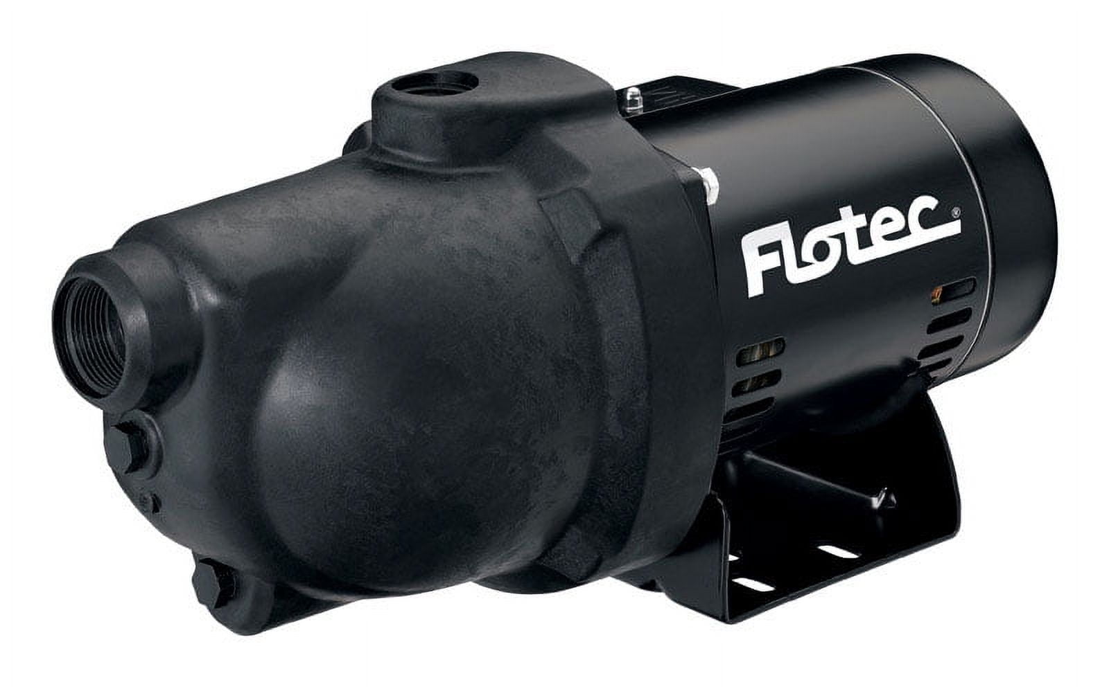 Flotec 3/4 HP Thermoplastic Shallow Well Jet Pump, 720 GPH, Built-in ...