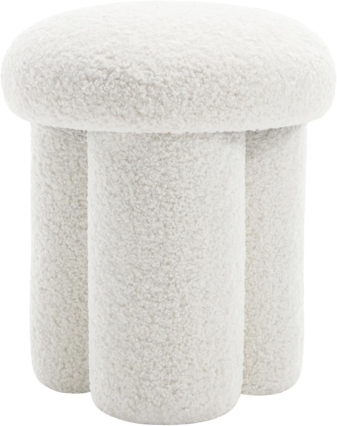 Flouki Mushroom Stool, Ottoman Stool, Modern Upholstered Mushroom ...