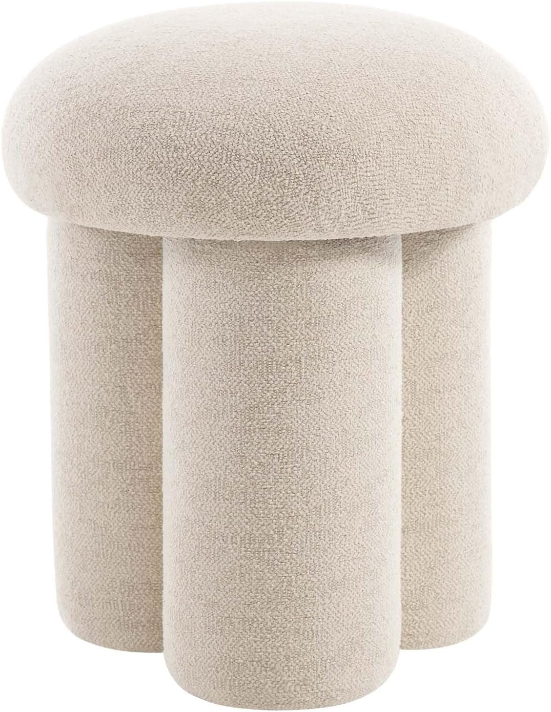 Flouki Mushroom Stool, Ottoman Stool, Modern Upholstered Ottoman ...