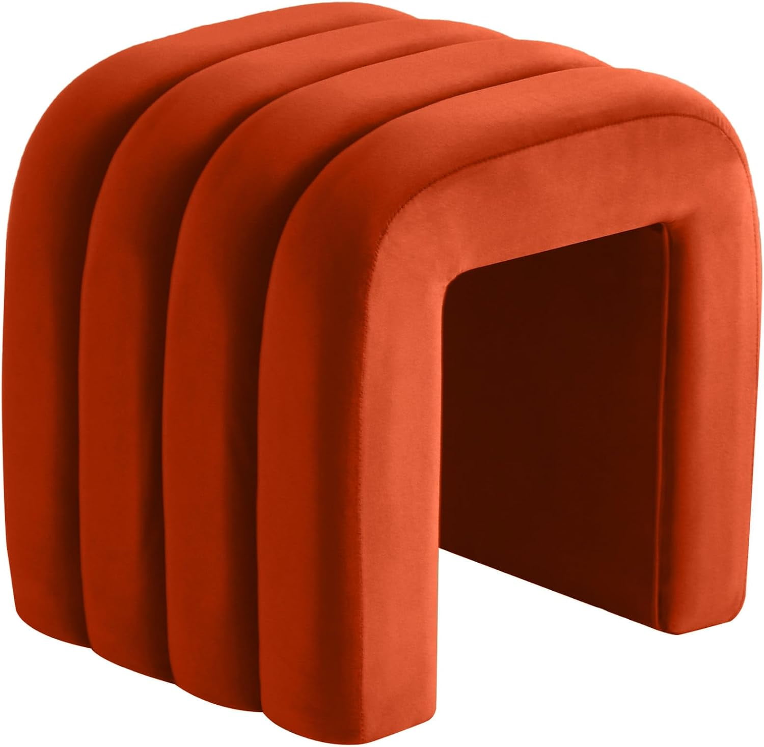 Flouki Velvet Ottoman Stools, Multifunctional Arch Ottomans, Makeup ...