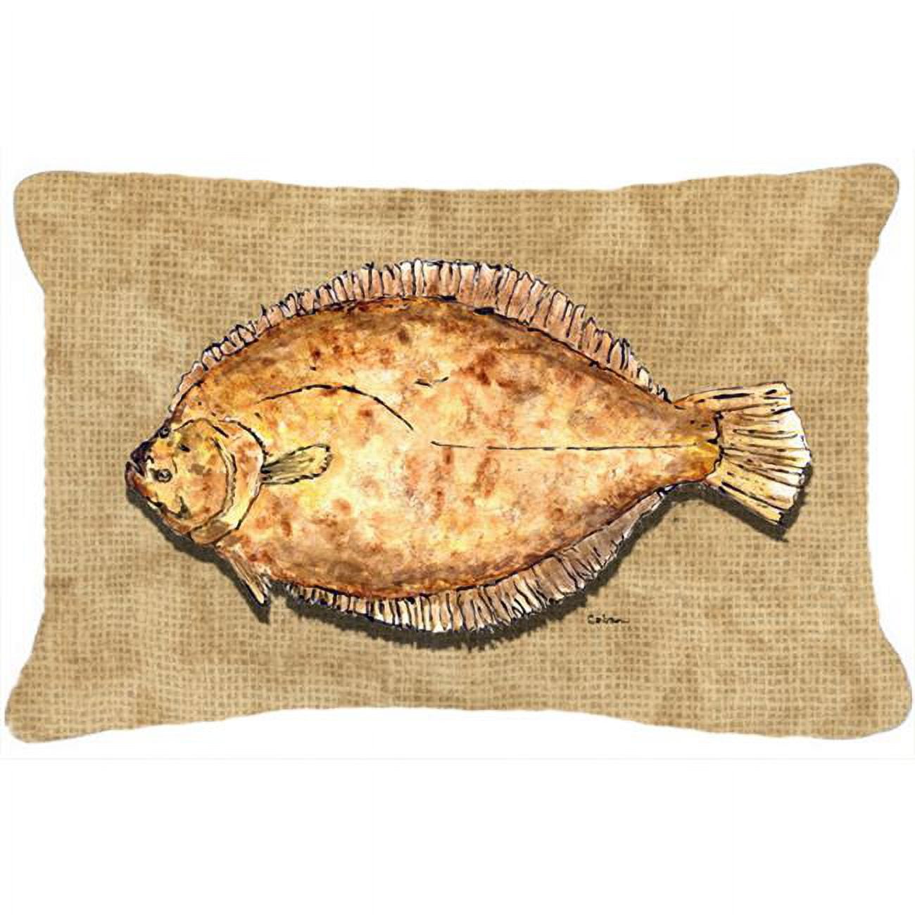 Flounder Indoor & Outdoor Fabric Decorative Pillow - Walmart.com