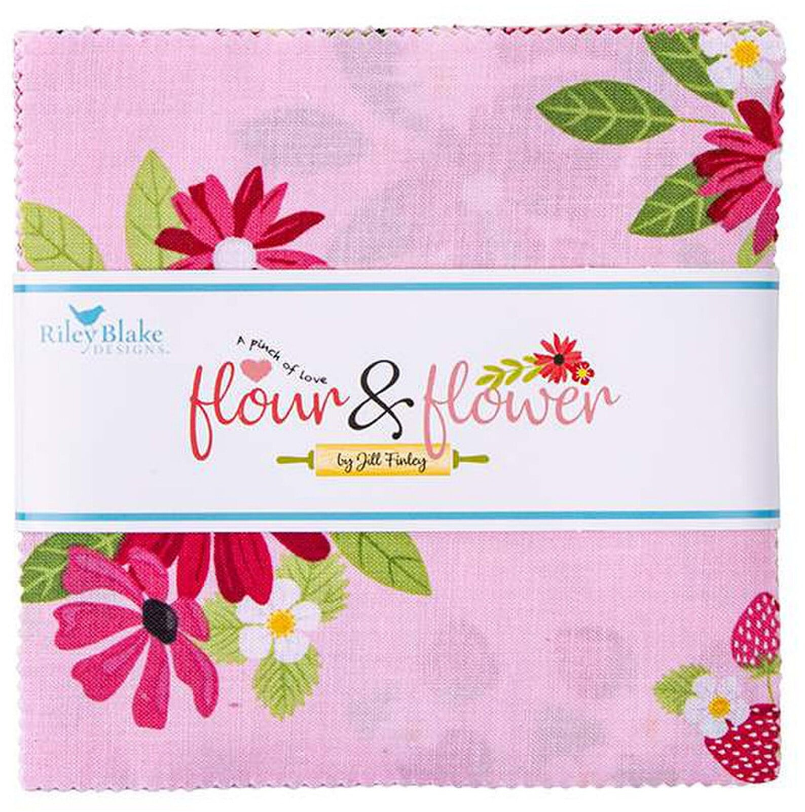 Flour & Flower Riley Blake Stacker by Jill Finley; 42 - 5" Precut ...