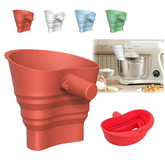 Flour Funnel for Kitchen Aid Mixer, 4.5-5-Quart Tilt-Head Kitchen ...