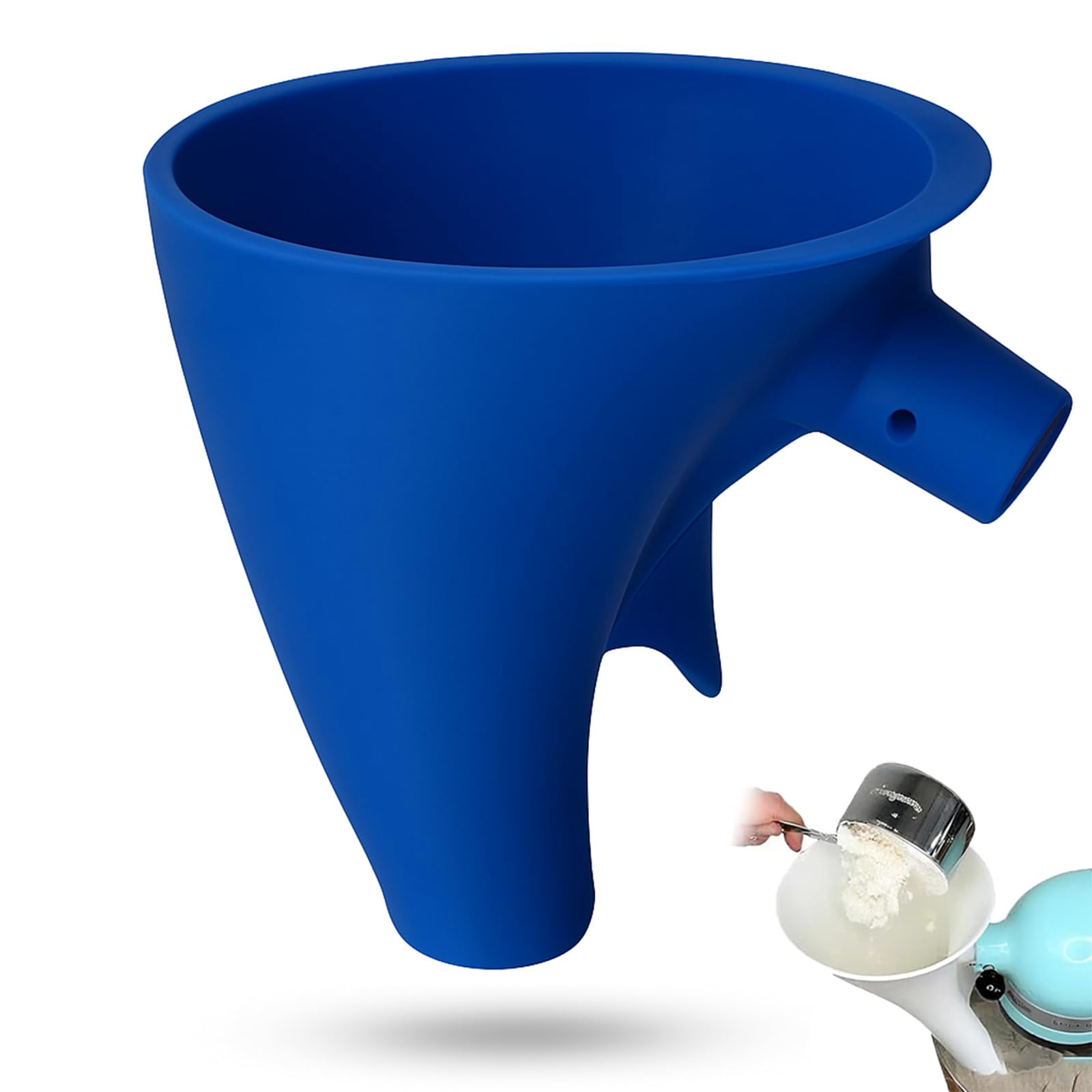Flour Funnel for Kitchen Aid Mixer,Flour Funnel- Stand Mixer Attachment ...