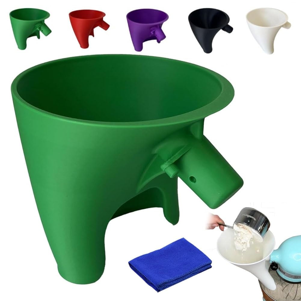 Flour Funnel for Kitchen Aid Mixer,Kitchen Aid Attachments for Mixers ...