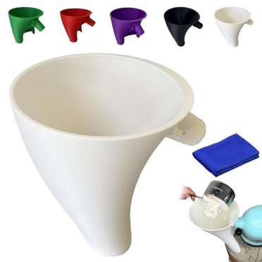 Countess Flour Funnel for Kitchen Aid Mixer,Flour Funnel- Stand Mixer ...