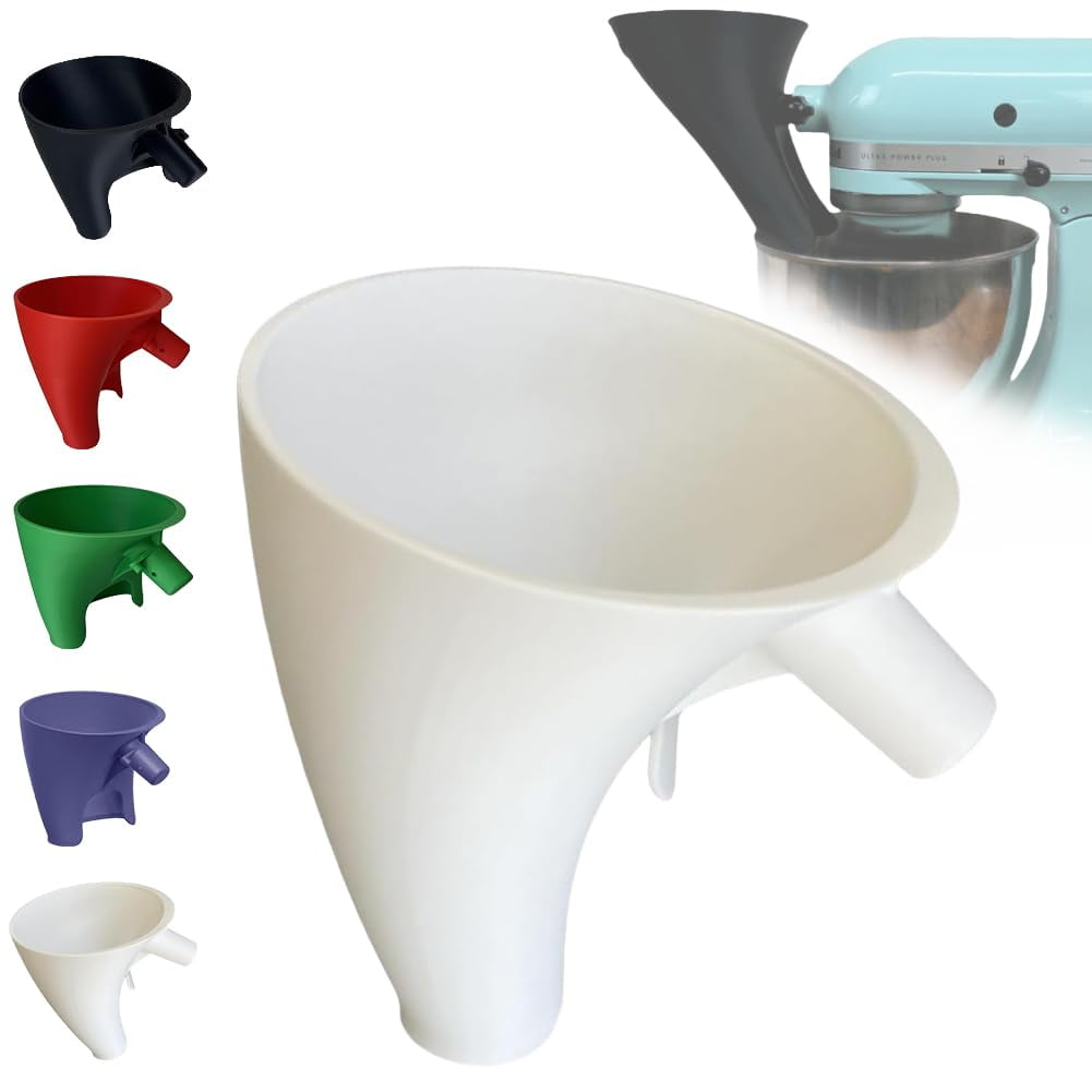 Flour Funnel for Kitchen Aid Mixer, Kitchen Aid Attachments for Mixers ...